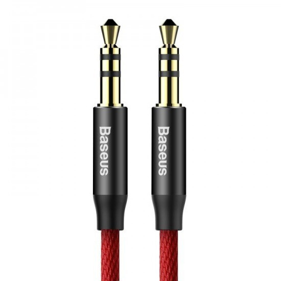 Baseus Yiven Audio Cable 3.5mm M30 1.5m CAM30-C91 Red/black - - დაბალი ...