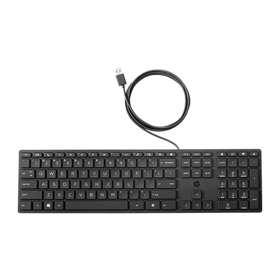 HP Wired 320K Keyboard 9SR37AA Black - - დაბალი ფასები, განვადებით და ...