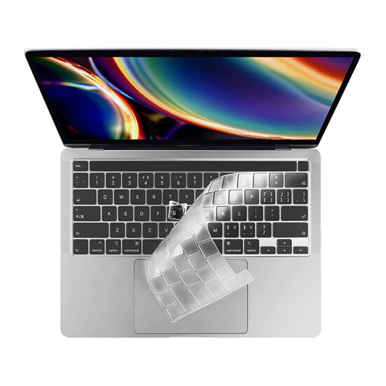 Crystal Guard RUS Keyboard Cover For Apple Macbook Pro 13 M1 Chip White ...