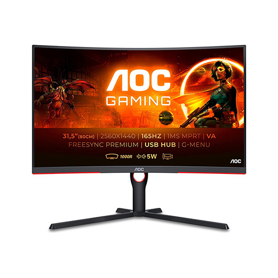 Best Price │ AOC Gaming Curved 31 CQ32G3SU/BK Monitor│Monitorebi