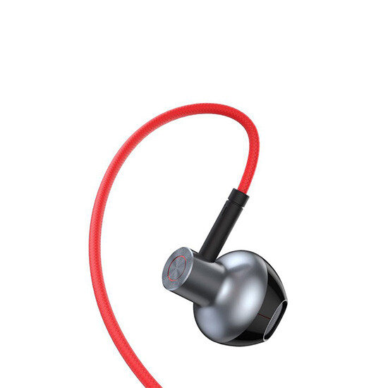 Baseus Encok 3.5mm Wired Earphone H19 NGH19-09 Red - - დაბალი ფასები ...