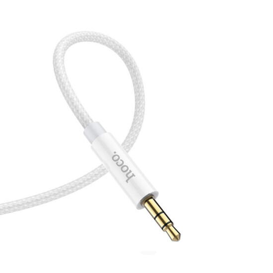 Hoco AUX Audio Cable 1M UPA19 Silver - Best price, installments and delivery • Zoommer