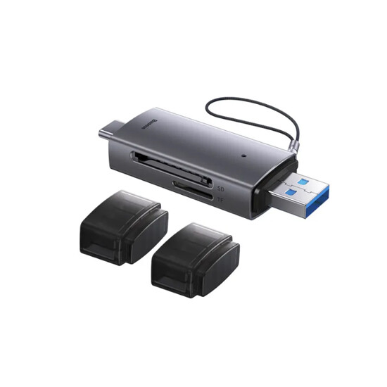 Baseus Lite Series USB-A and Type-C To SD/TF Card Reader WKQX060113 ...
