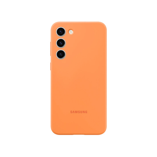 Samsung Galaxy S23+ Silicone Case Orange - - დაბალი ფასები, განვადებით და მიტანით • Zoommer