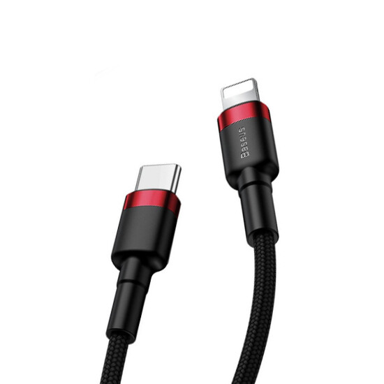 Baseus Cafule Cable Type-C To Lightning 20W 1M CATLKLF-91 Red/Black ...