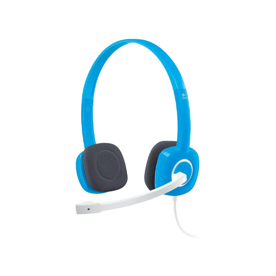 Logitech Corded Stereo Headset H150 Sky Blue - - დაბალი ფასები ...