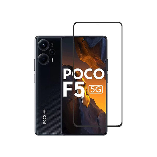 Glass Pro+ Full Screen Tempered Glass 111D Xiaomi Poco F5 Black ...
